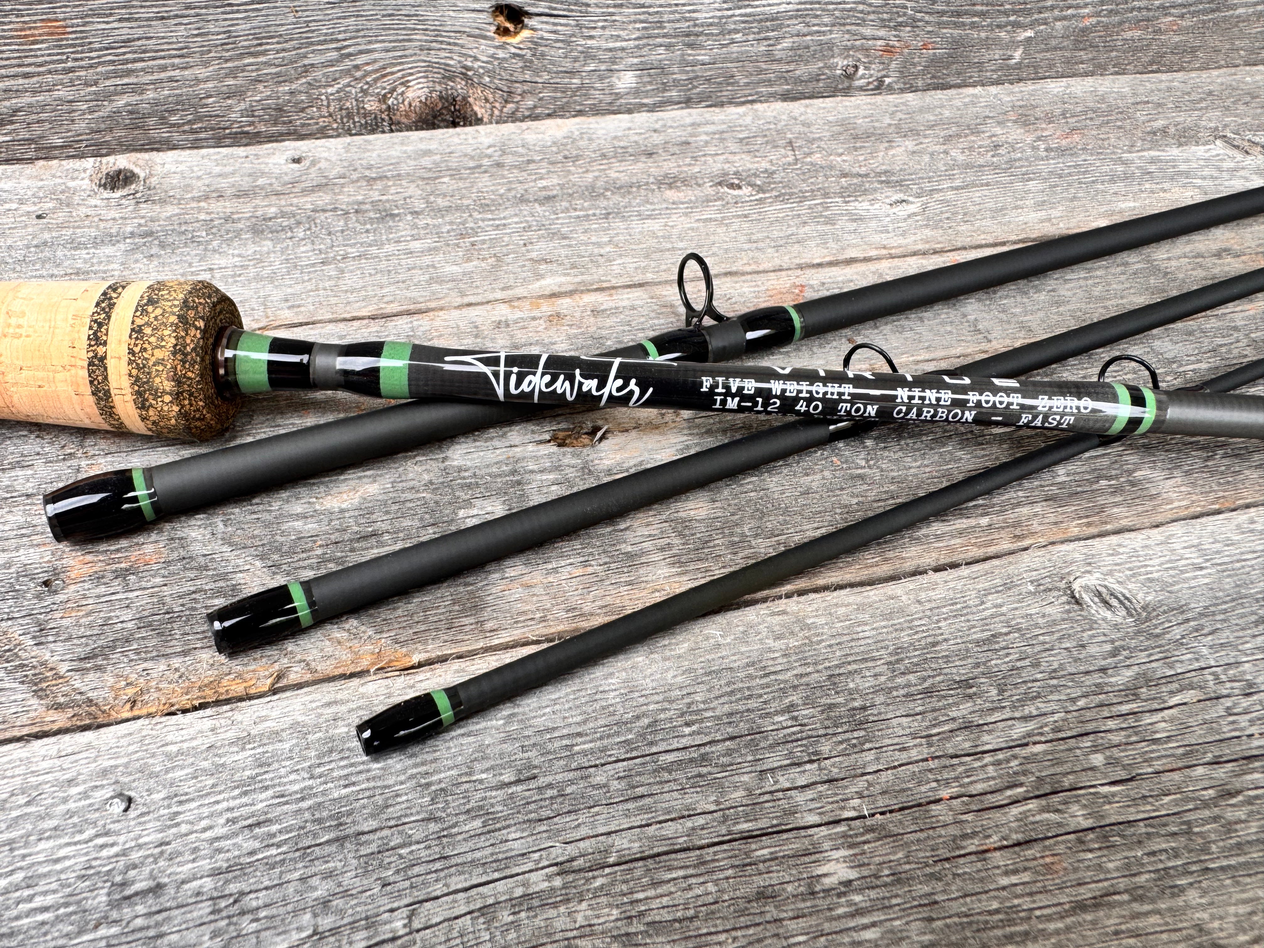 Tidewater Virtue 5wt 9ft - Mantis/Black – Tidewater Rods