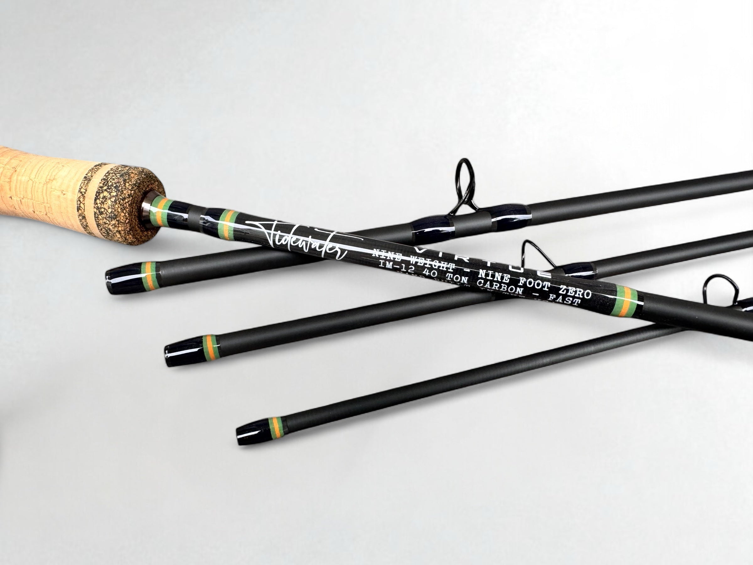 Tidewater Virtue 9wt 9ft - Mantis/Sunset/Black – Tidewater Rods